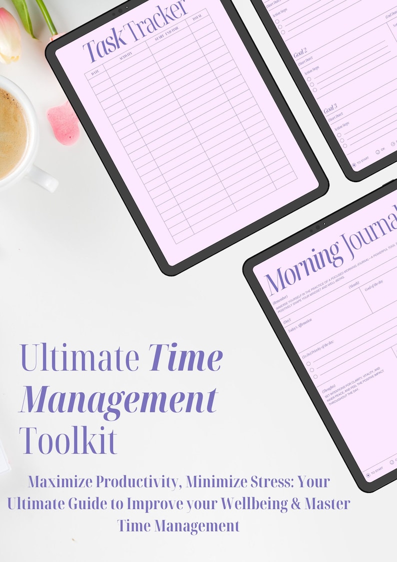 Ultimate Time Management Toolkit - Digital Download/printable PDF ...