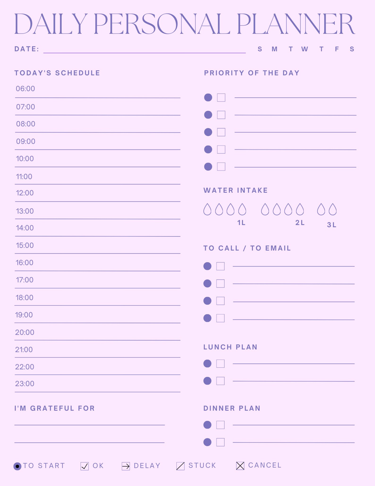 Ultimate Time Management Toolkit Digital Download/printable PDF. Daily ...