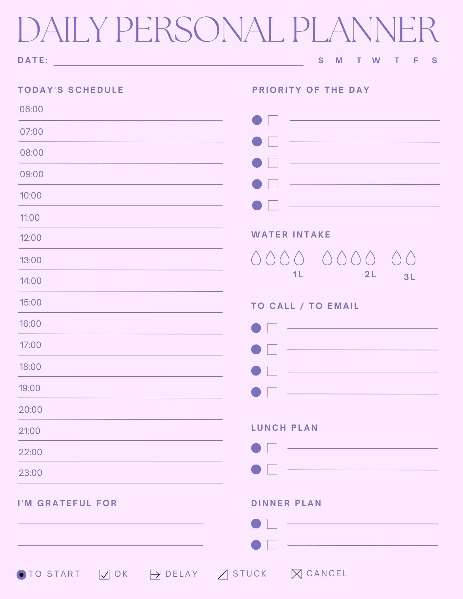 Ultimate Time Management Toolkit Digital Download/printable PDF. Daily ...
