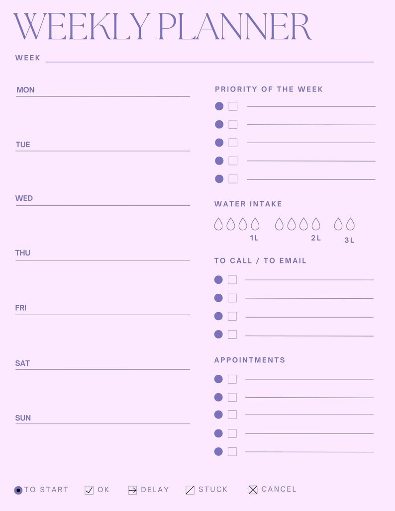Ultimate Time Management Toolkit Digital Download/printable PDF. Daily ...