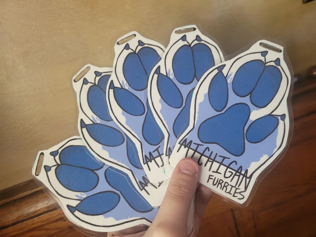 Offical Michigan Furries Pride Fursona Fursuit Badge - Etsy