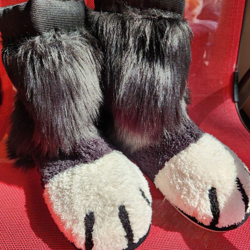 Furry Shoes - Etsy