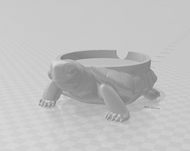 3D STL File Turtle Amazon Echo Stand - Etsy