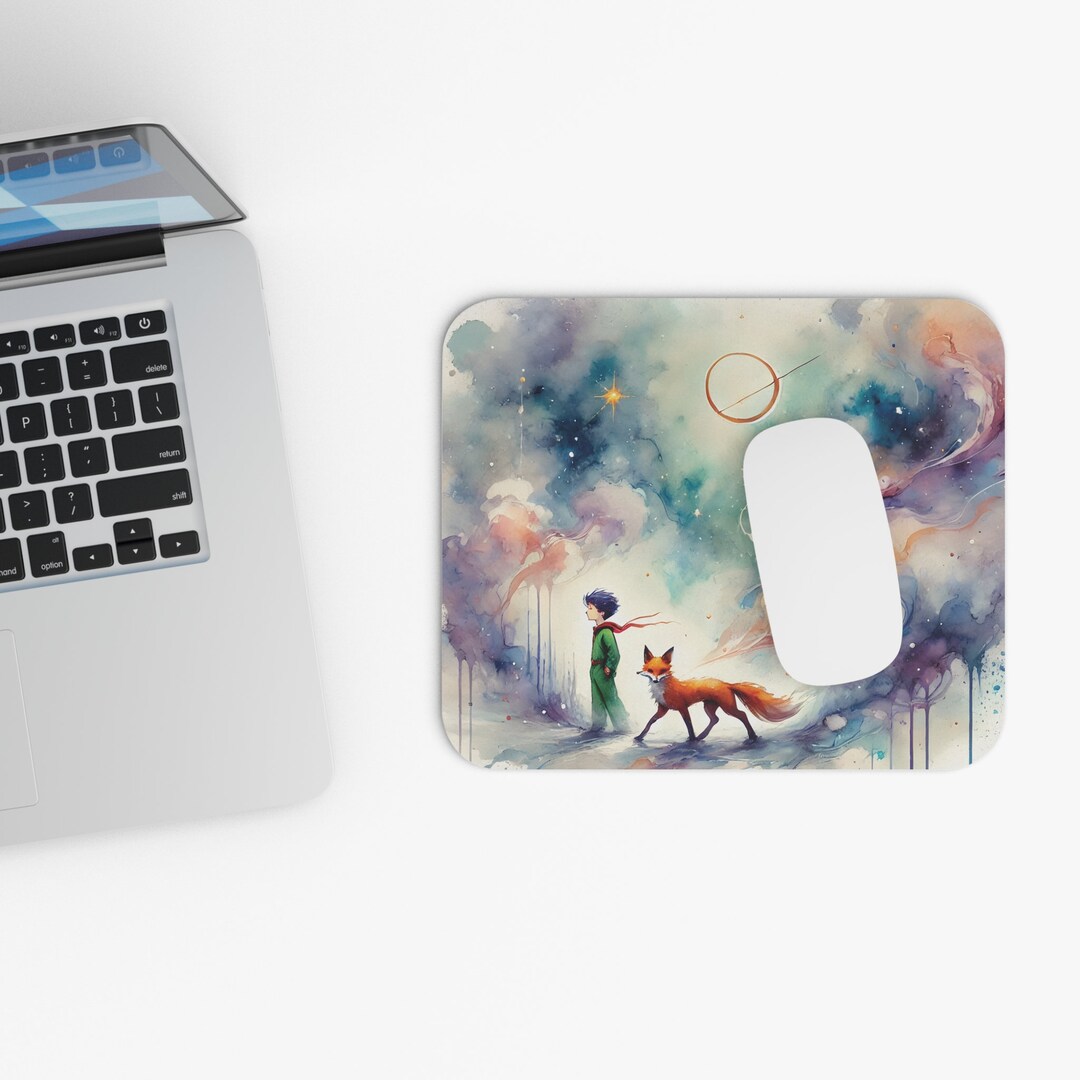 The Little Prince - Le Petit Prince - Fox Abstract Watercolor Mouse Pad ...