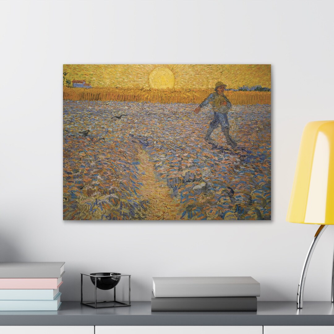 Vincent Van Gogh the Sower (sower at Sunset) Canvas Art Print Canvas ...