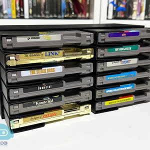 Rack Display for Nintendo Entertainment System NES Games in DUST ...