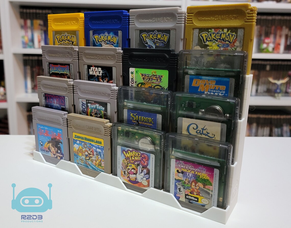 Nintendo Game Boy Game Display 1 to 48 Cartridges - Etsy