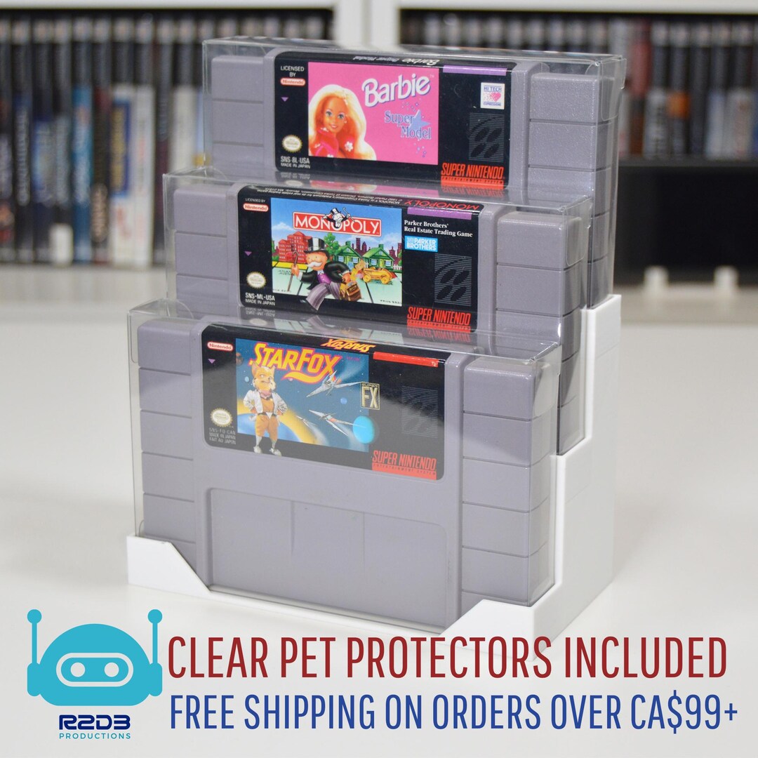 Display for Super Nintendo SNES NTSC (north American) Games With PET ...
