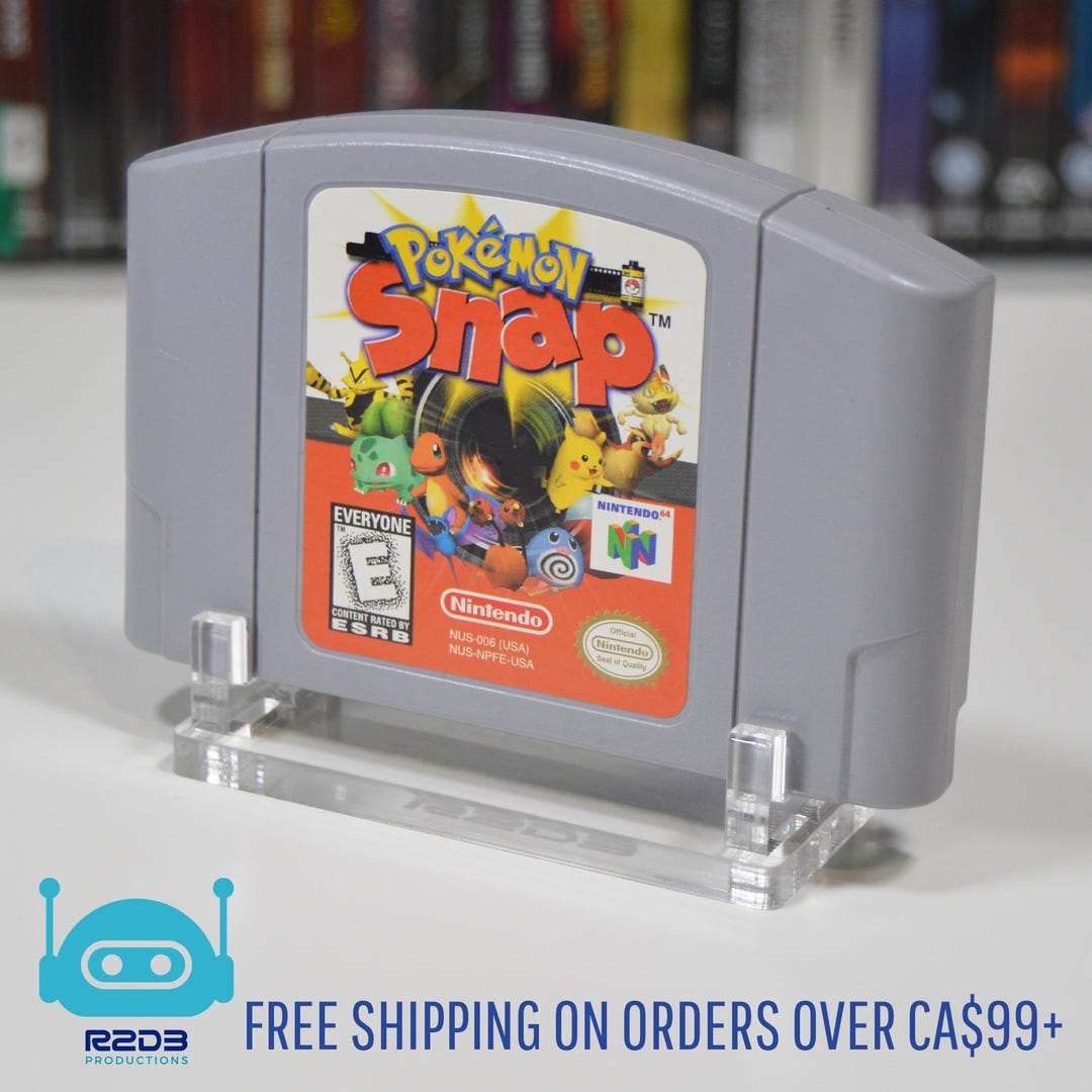 Single Game Acrylic Cartridge Stand for Nintendo 64 N64 - Etsy