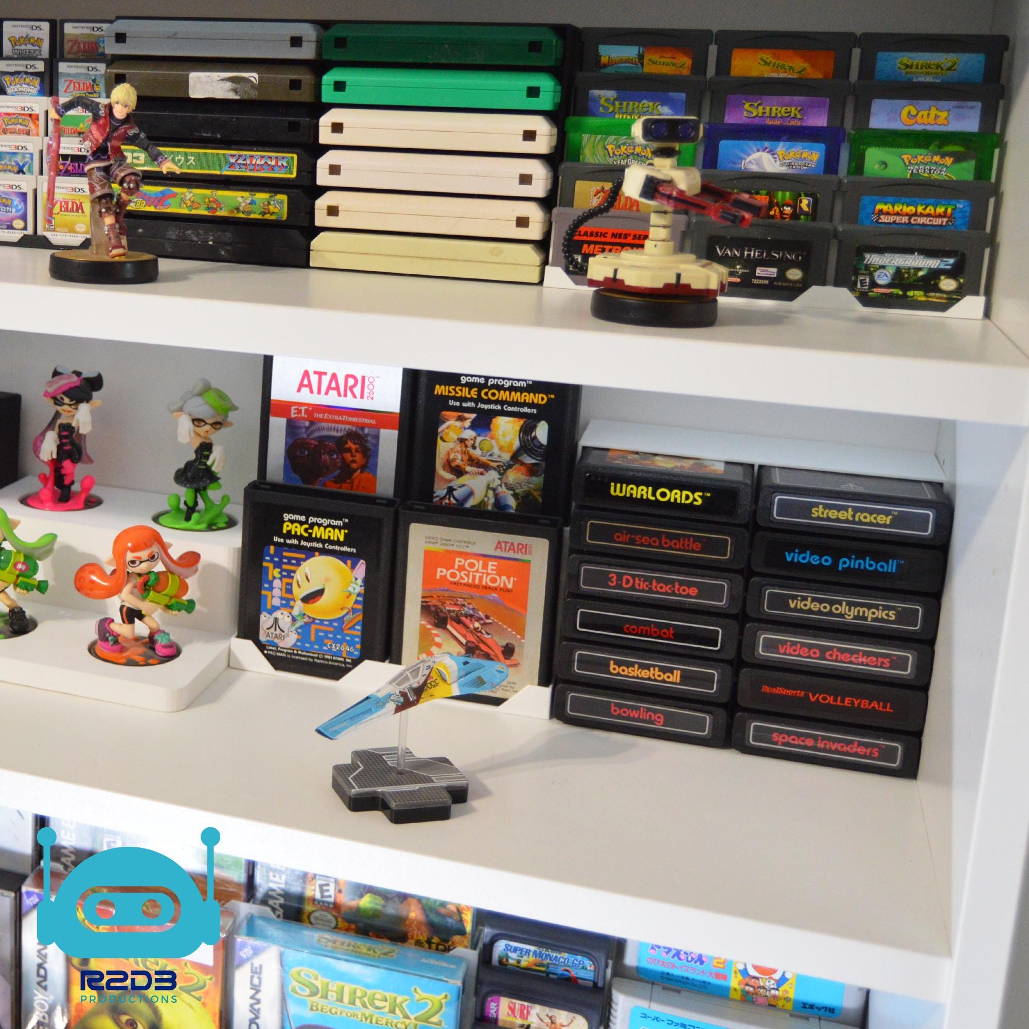 Rack Display for Atari 2600 Games (2 to 36 Cartridges) - Etsy