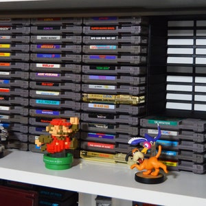 2 Rows - Rack Display for NES Nintendo Entertainment System Games ...