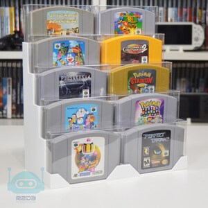 Display for Nintendo 64 N64 Games With PET Game Protectors Included (1 ...