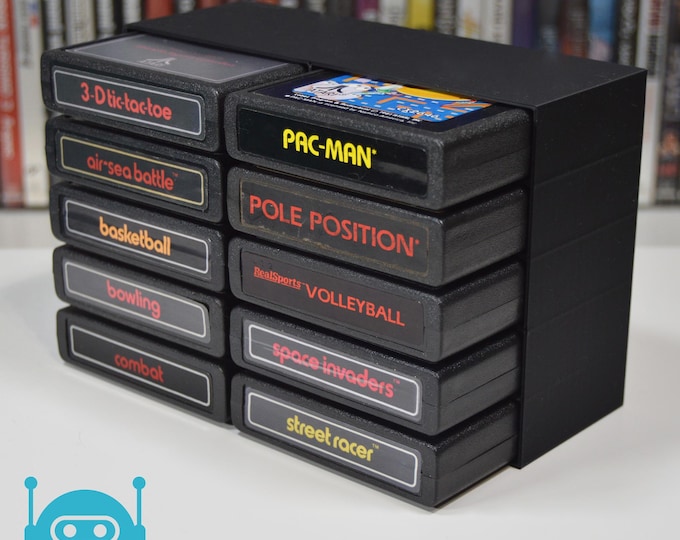 Atari 2600 Cartridge Organizer Storage Tray / Game Holder / Custom 3D ...