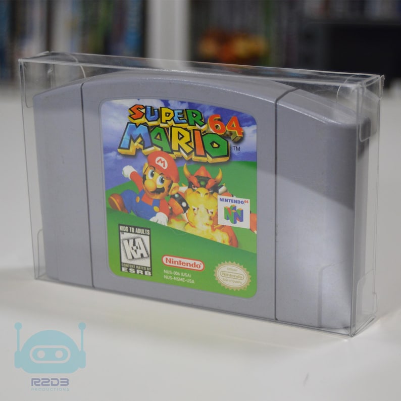 Display for Nintendo 64 N64 Games With PET Game Protectors Included (1 ...