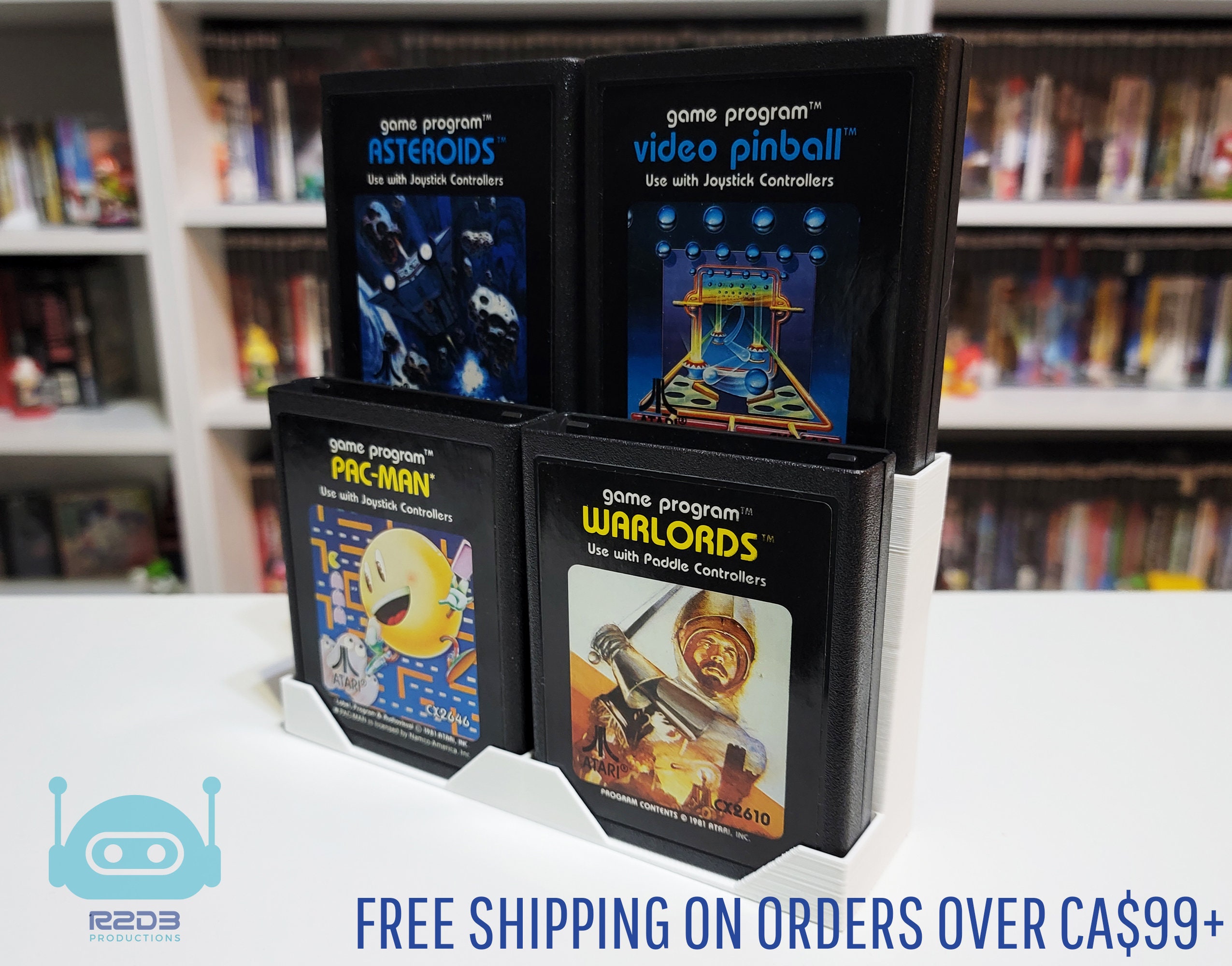 Display for Atari 2600 / 7800 / Colecovision Games (1 to 15 Cartridges ...