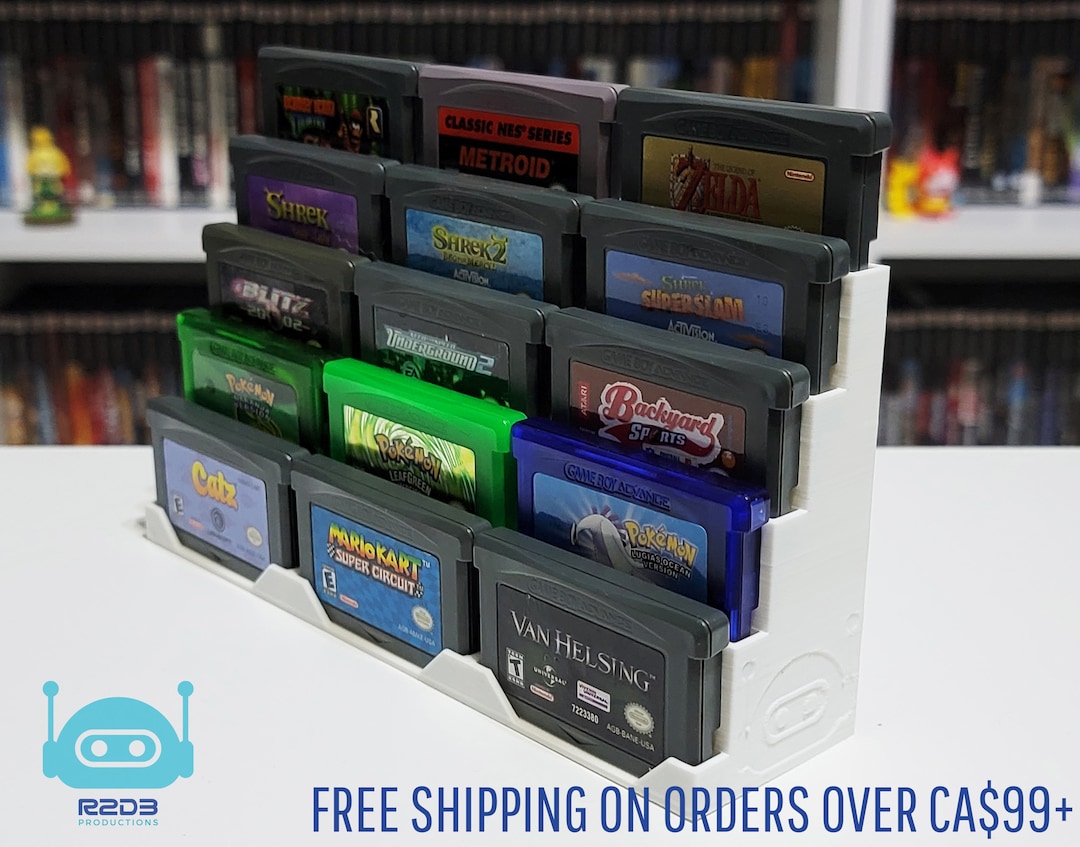 Display for Game Boy Advance Games (1 to 72 Cartridges) - Etsy