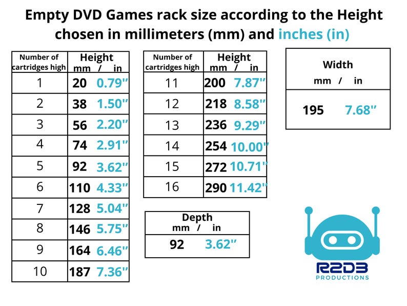 Standard DVD Games Rack DVD Blu-ray PS2 PS3 PS4 PS5 Xbox 360 Xbox One ...