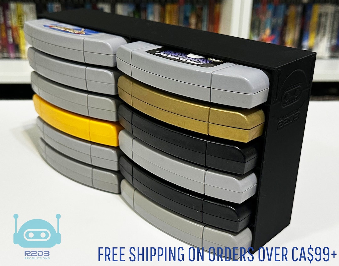 Rack Display for N64 Nintendo 64 Games (2 to 26 Cartridges) - Etsy