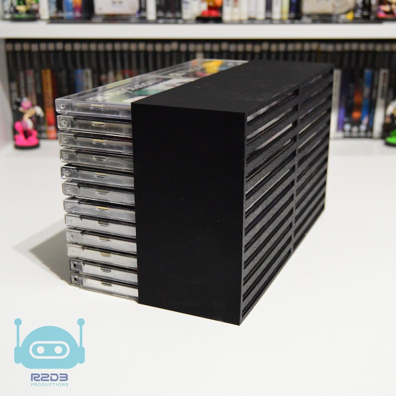 Rack Display for Standard CD Jewel PS1 Dreamcast Turbografx PC Engine ...