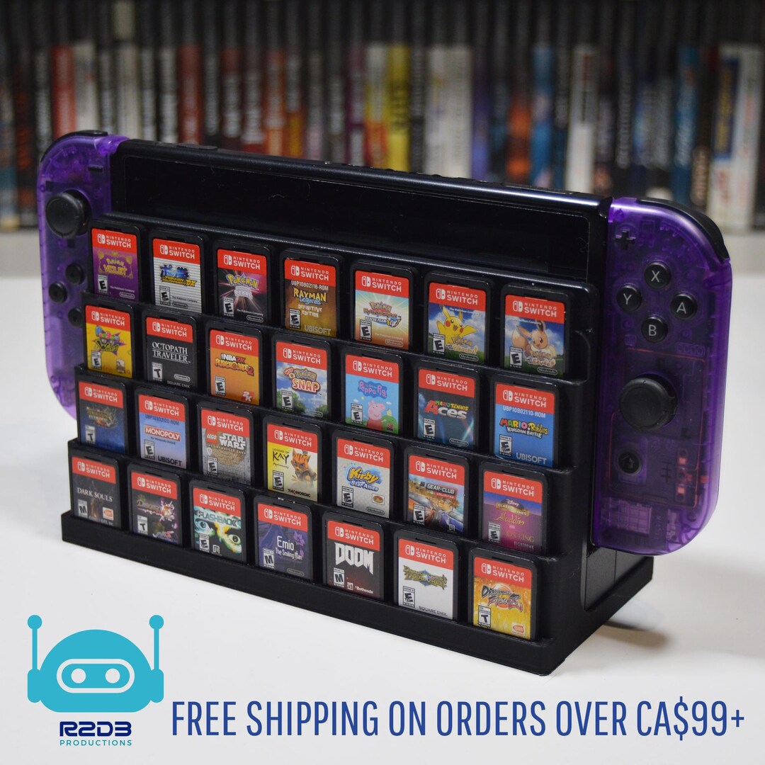Dock Console Stand for Nintendo Switch With Game Cartridges Display (28 ...