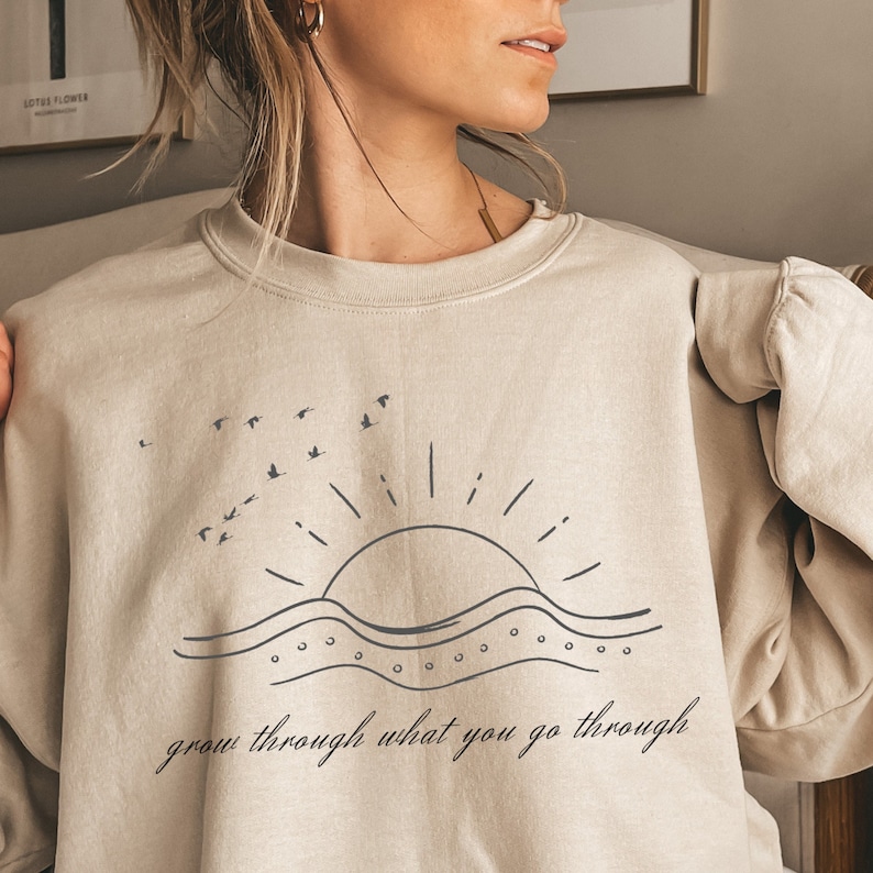 Mental Health Awareness Apparel, Positive Thinking Sweatshirt ...