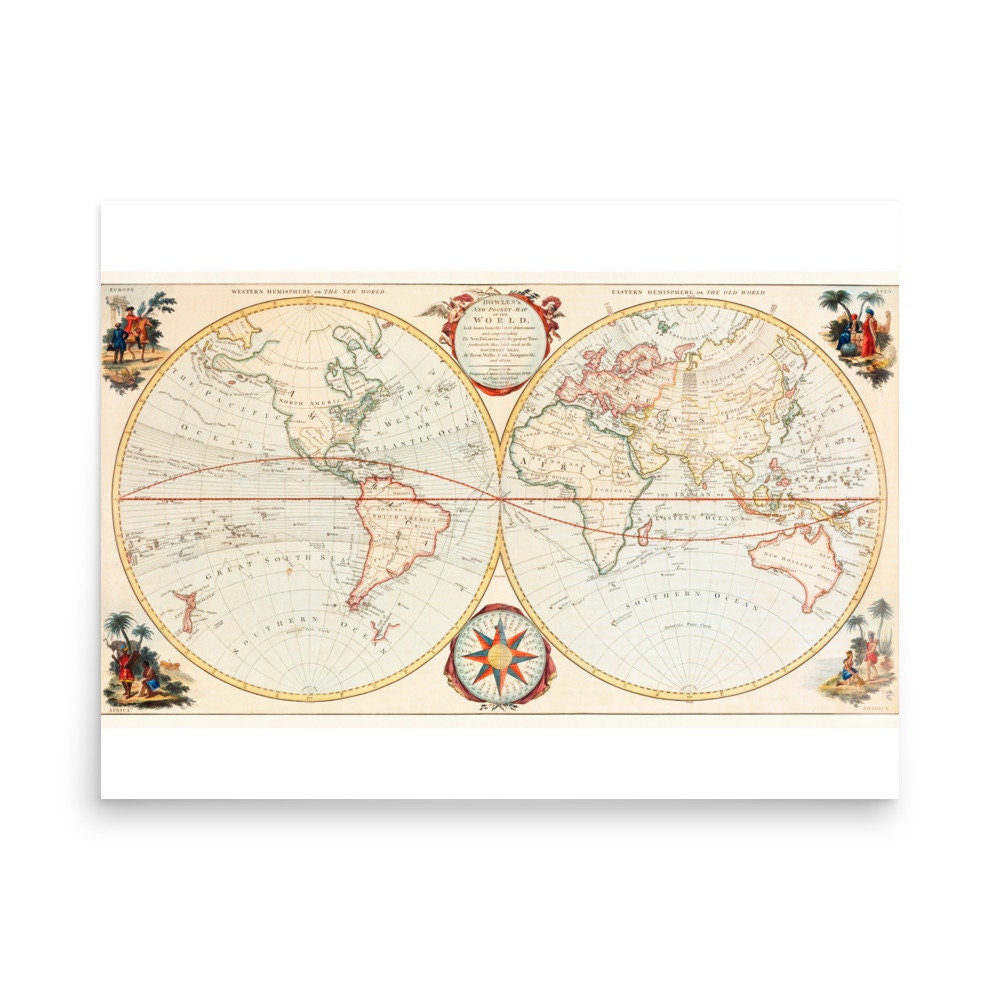 World Map - Etsy