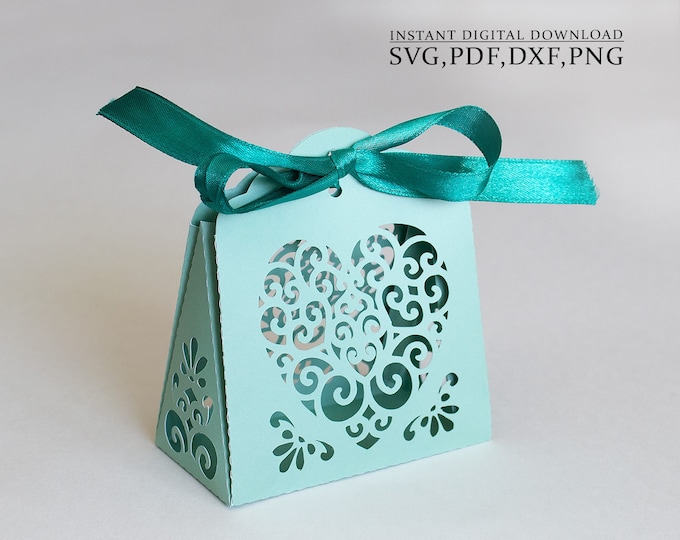 Box Svg Box Template Svg Gift Box Svg Favor Box Svg Jewelry Box Svg ...