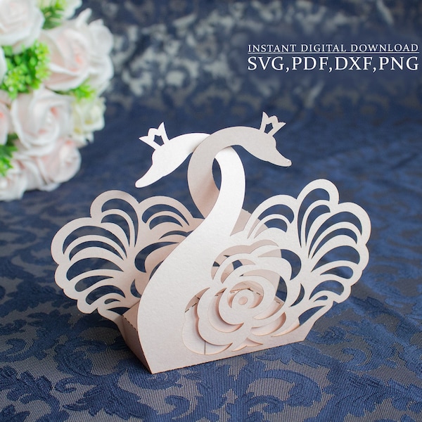 Swan Box - Etsy
