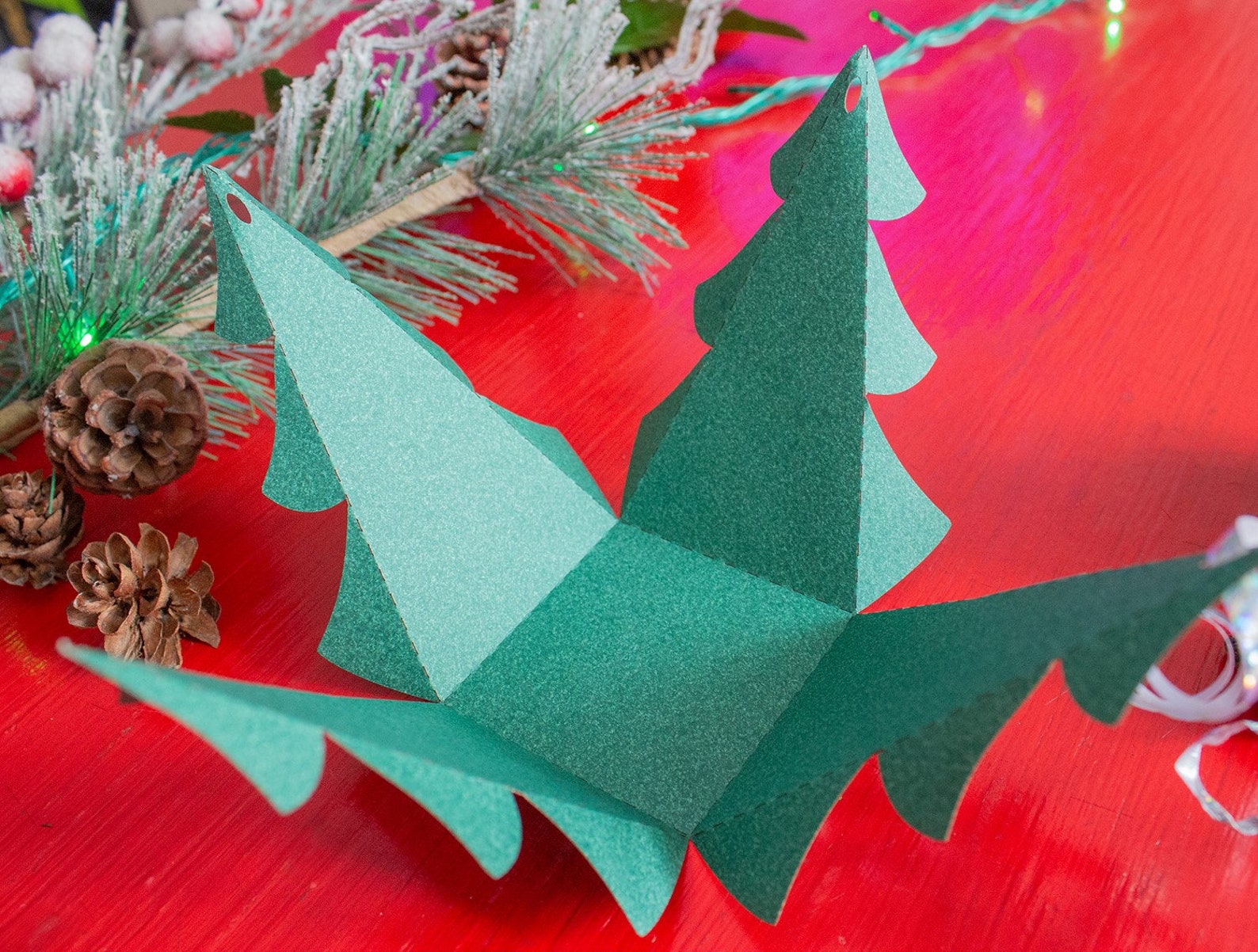 Christmas Tree Box Svg, Gift Box Template, Candy Box for Portrait Cameo ...