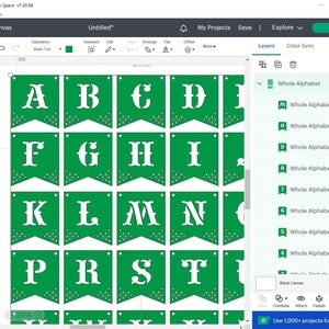 Bunting Banner Template SVG, Wedding Alphabet Flags, Christmas Flags ...