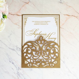 Wedding Pocket Invitation Template SVG, Pocket Envelope Template 5x7 ...