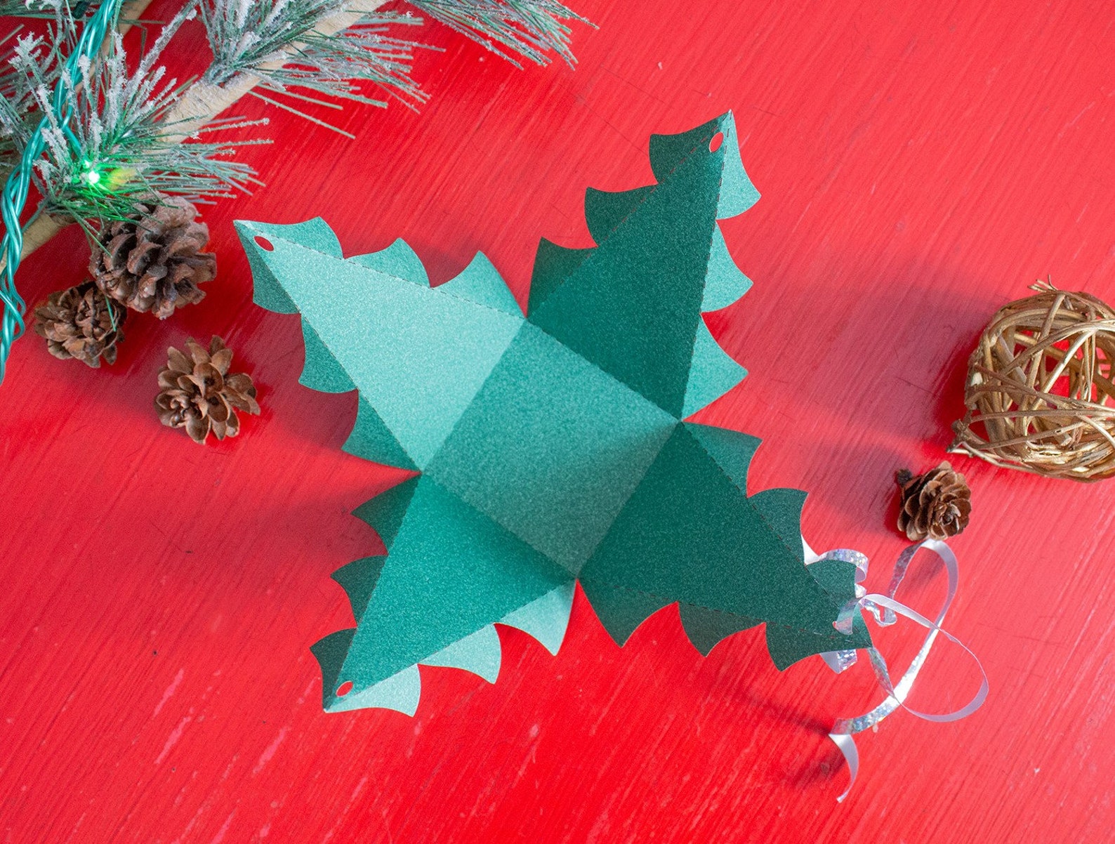 Christmas Tree Box Svg, Gift Box Template, Candy Box for Portrait Cameo ...