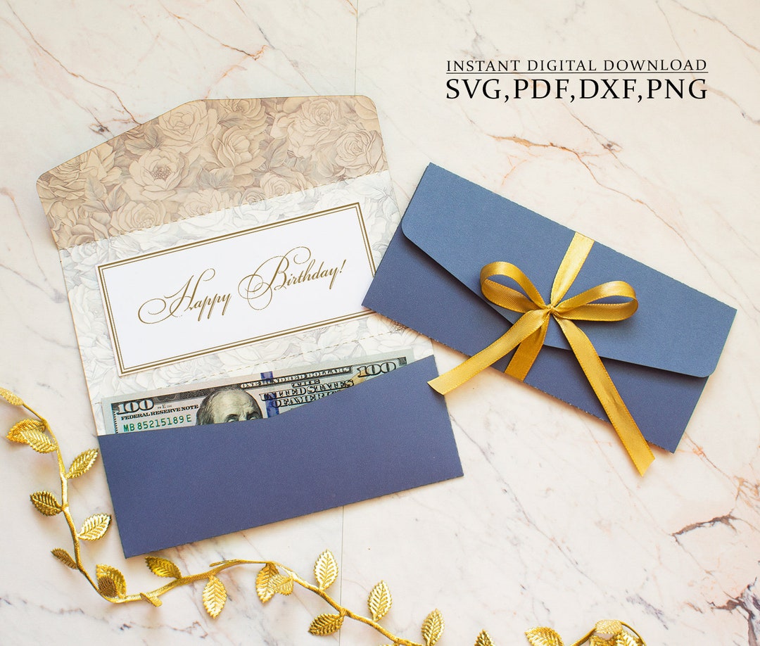 Money Cash Envelope Svg, Gift Thanksgiving Envelope Template, Strict ...