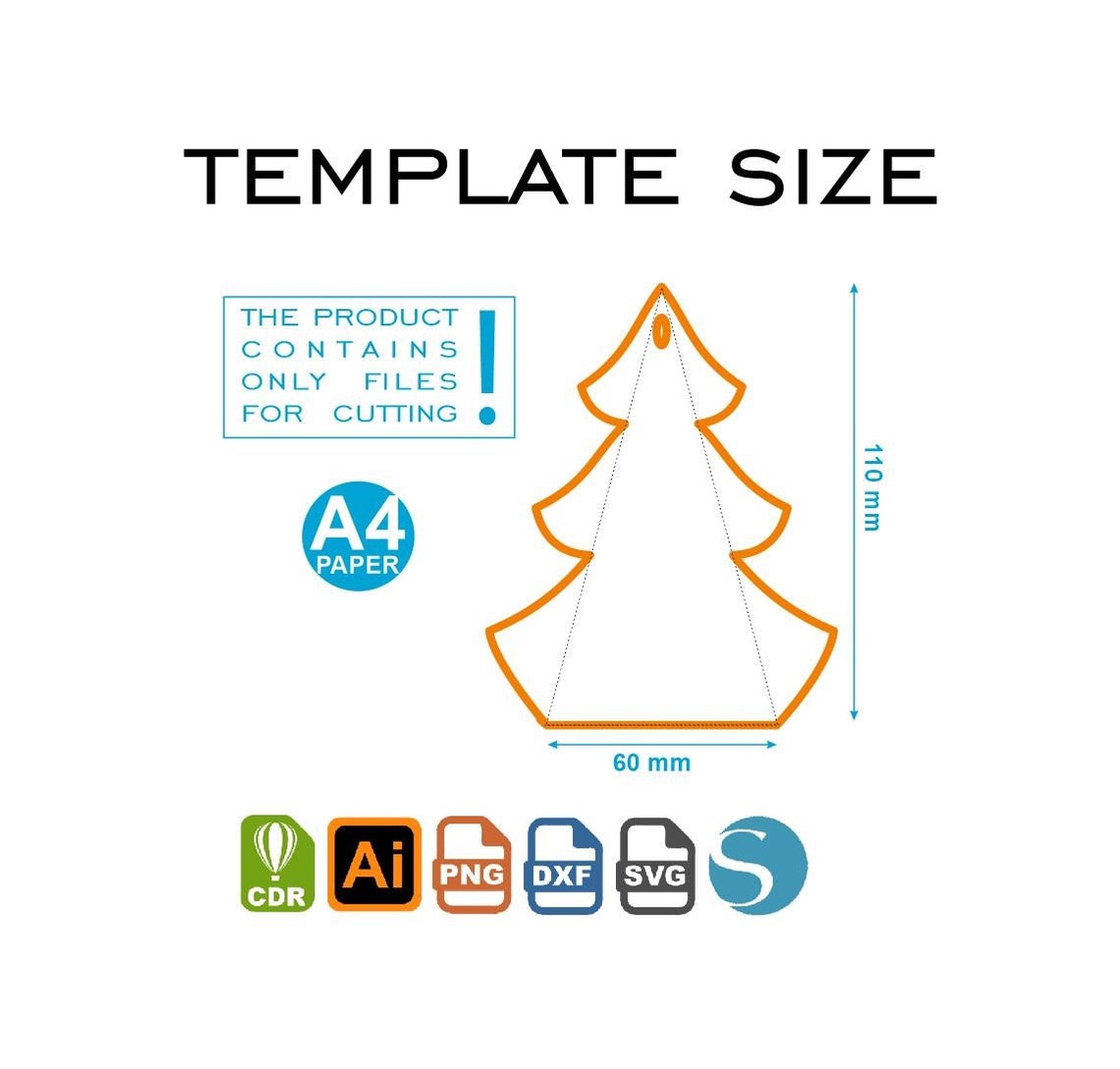 Christmas Tree Box Svg, Gift Box Template, Candy Box for Portrait Cameo ...
