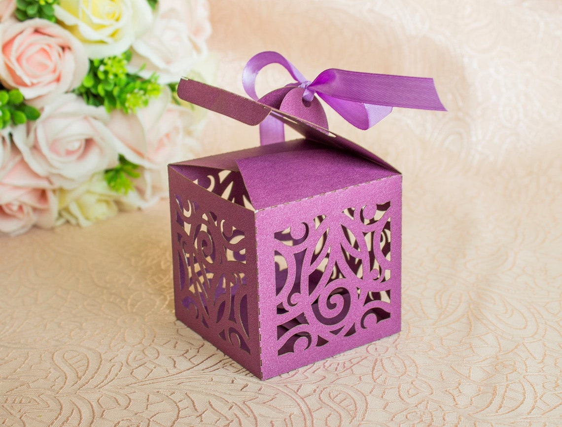 Gift Box Svg Wedding Box Template Candy Box Thanksgiving - Etsy