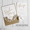Saloon Wedding Invitation Svg, Western Country Party Style Invitation ...