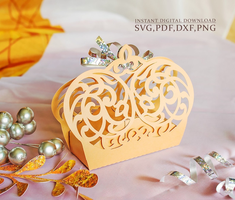 Princess Crown Box Svg, Wedding Gift Box Template, Candy Box for ...