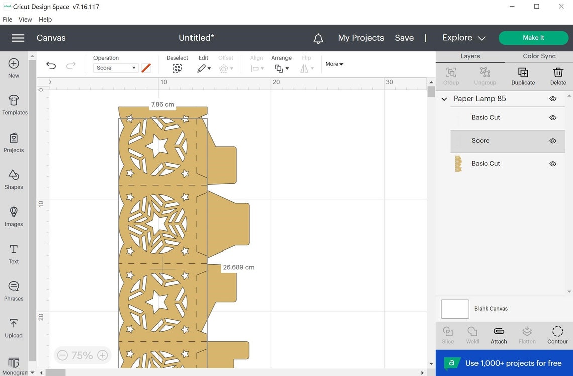Paper Lamp Svg Candle Holder Template Stars Flashlight Lamp - Etsy