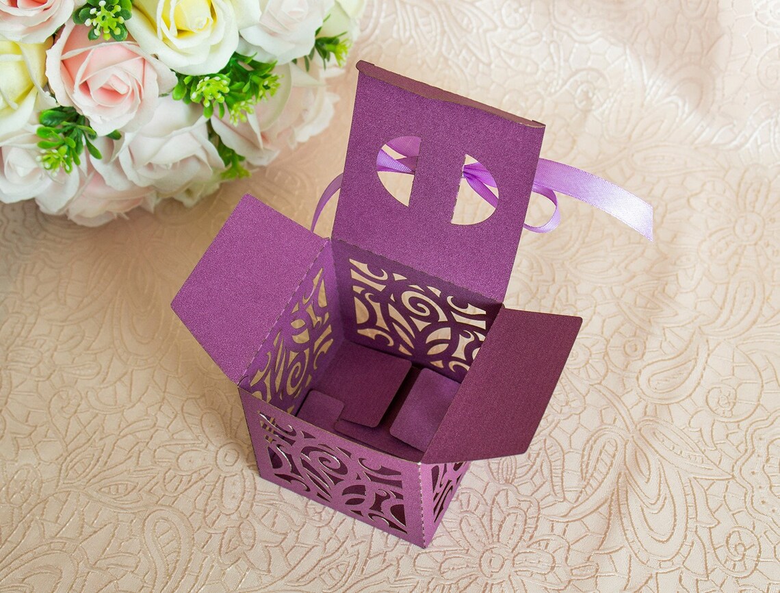 Gift Box Svg Wedding Box Template Candy Box Thanksgiving - Etsy