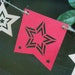 Bunting Banner Flags Stars Template Banner Christmas Decor - Etsy