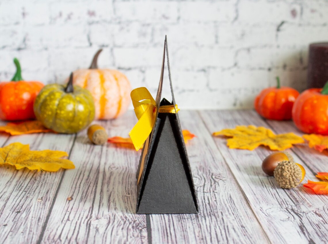 Halloween Ghost Box Svg Skull Candy Gift Box Template for - Etsy