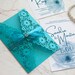 Floral Lace Invitation Template SVG, Wedding Envelope Template 5x7, for ...