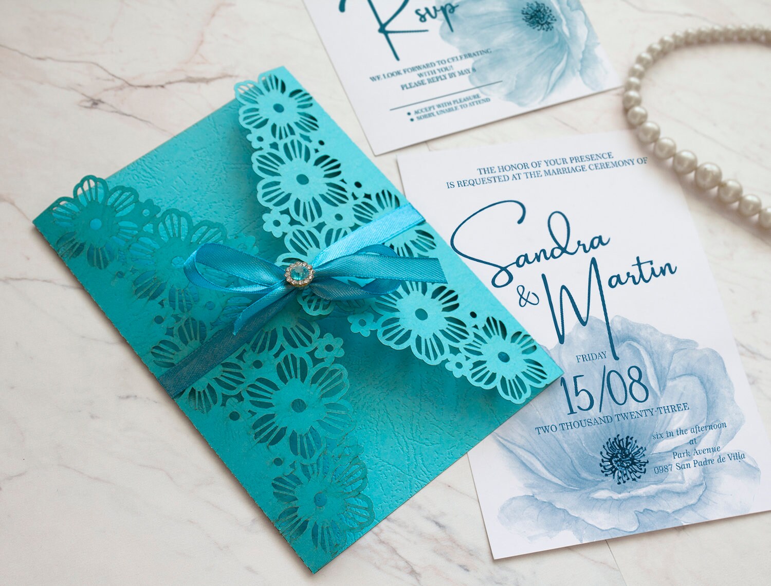 Floral Lace Invitation Template SVG Wedding Envelope Template - Etsy