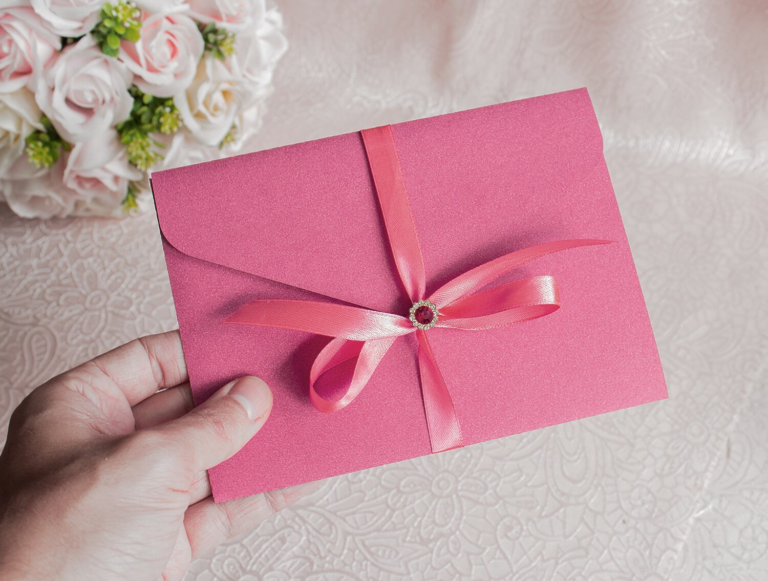 Wedding Classic Trifold Invitation Svg5x7 Simple Envelope - Etsy