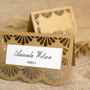 Place Card Template SVG, Wedding Place Card, Thanksgiving Card, Laser ...