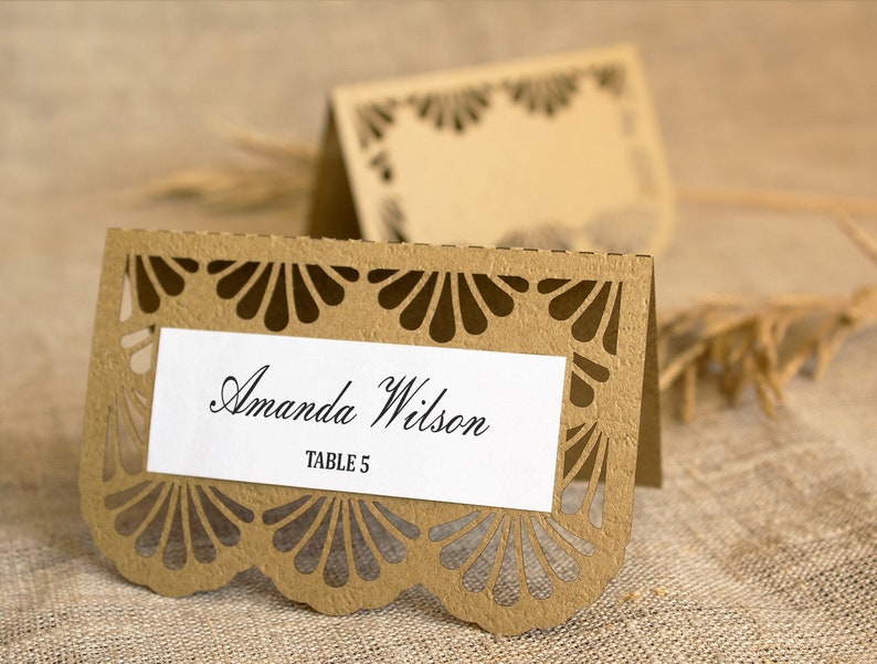 Place Card Template SVG Wedding Place Card Thanksgiving - Etsy