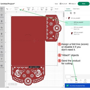 Mexican Roses Invitation Template, Flowers Papel Picado Svg Invite Card ...