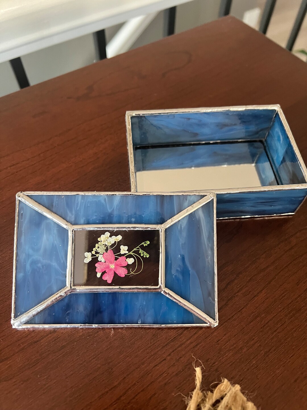 Stained Glass Keepsake Box - Etsy