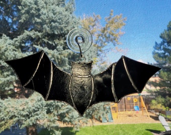 CUSTOMIZABLE Bat Stained Glass Piece - Etsy