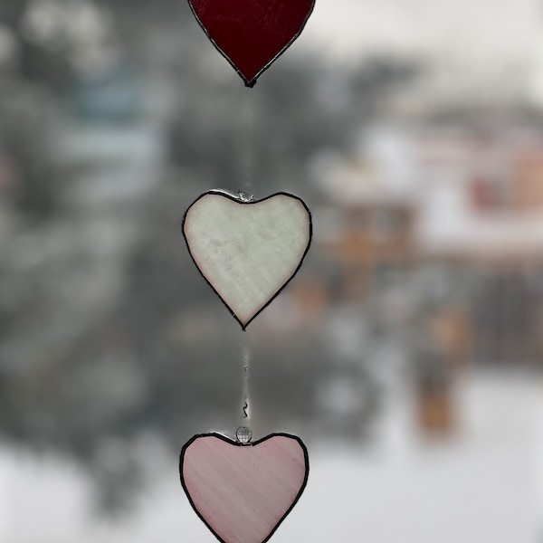 Stained Glass Hearts - Etsy